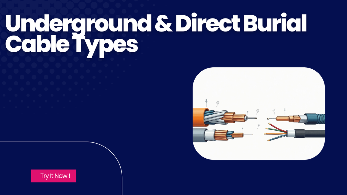 Underground & Direct Burial Cable Types: What You Need to Know + Insta ...